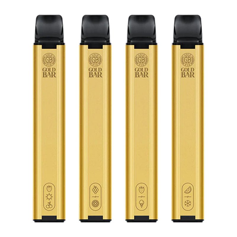 Gold Bar 600 Disposable Vape Pod Puff Pen Device - Box of 10 – Vapingsupply