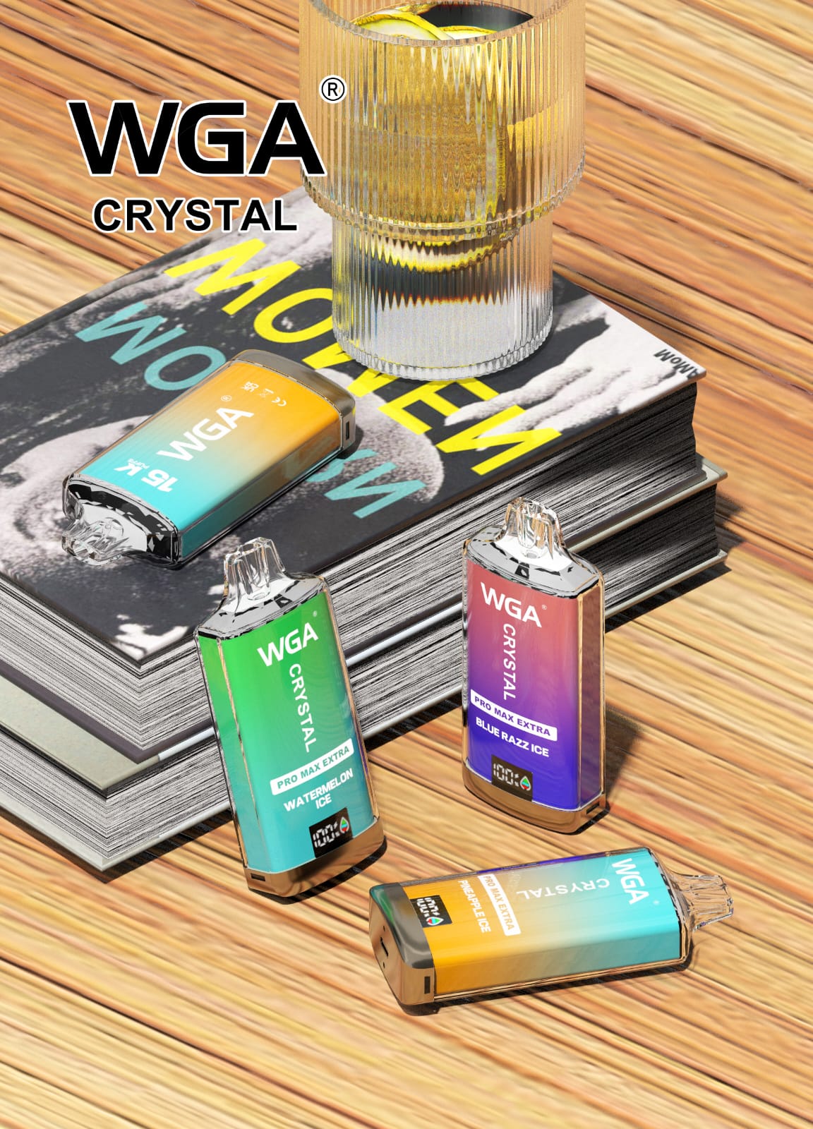 WGA Crystal Pro Max Extra 15k Puffs Disposable Vape Box of 10 ...